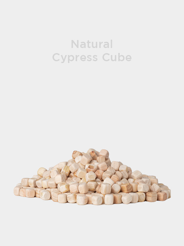 Natural Cypress Cube – Candles hk
